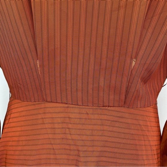 Vintage | Dresses | Vintage 6s Plymouth Shops Rust Red Long Sleeve Cowl ...